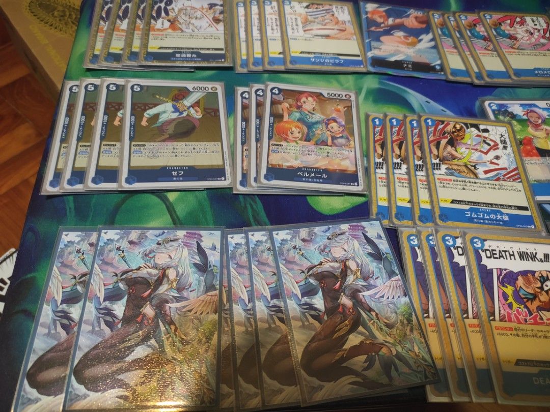 OPCG Blue Nami Deck with some spare cards One piece card game, Hobbies ...