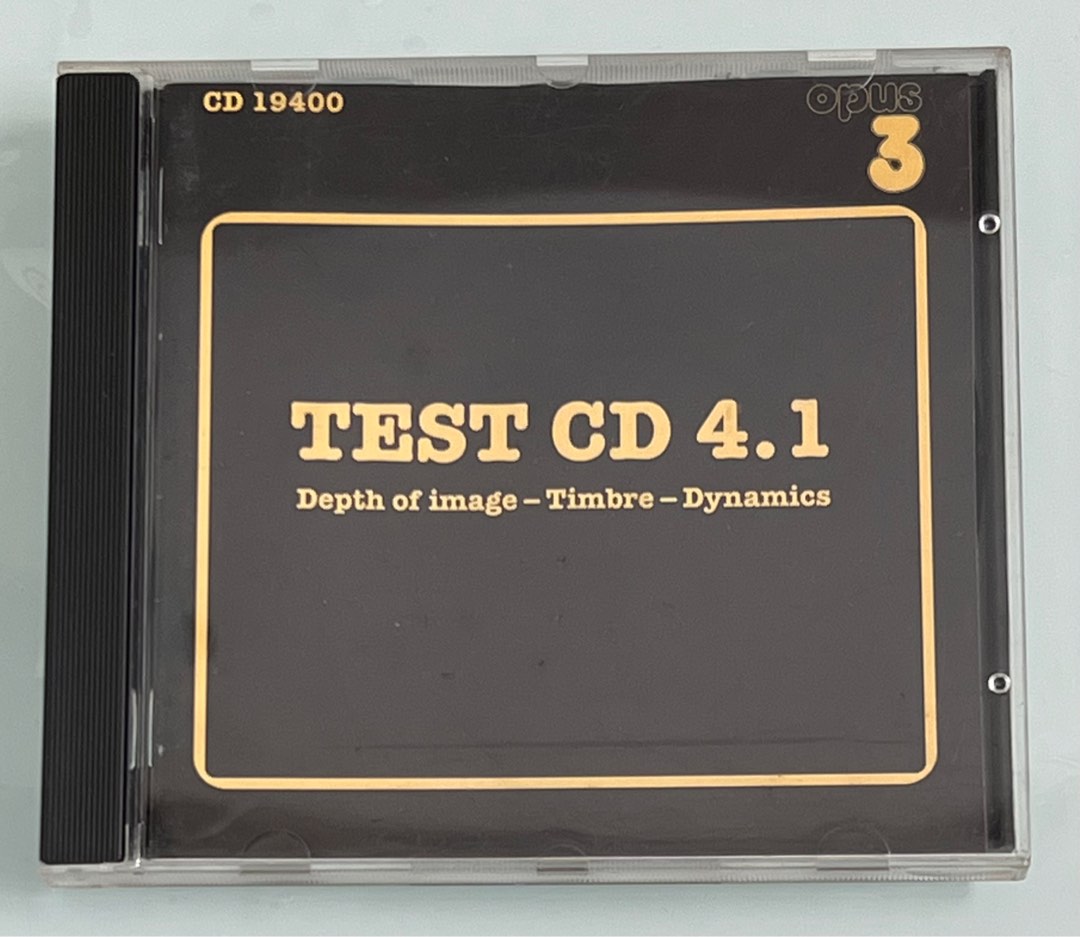 OPUS 3 Test CD 4.1, Hobbies & Toys, Music & Media, CDs & DVDs on Carousell