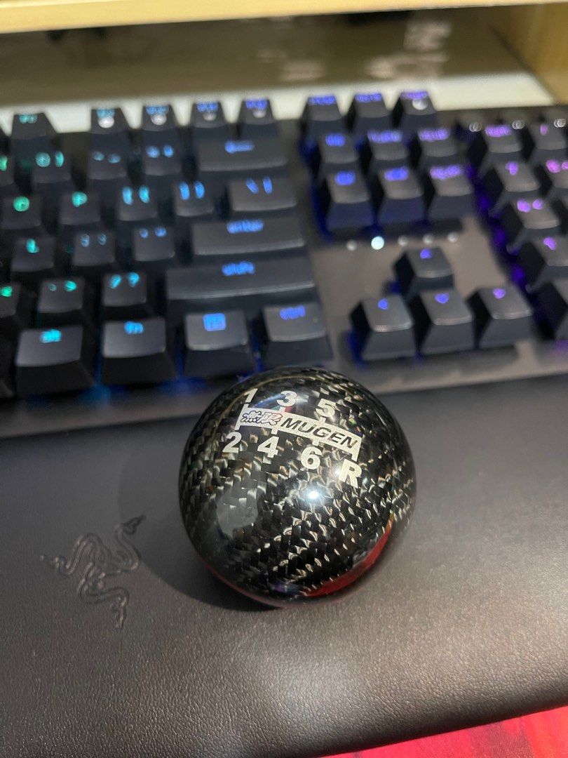 Honda Mugen Carbon Fiber Gear Knob For Honda M10 x 1.5. Honda Accord ...