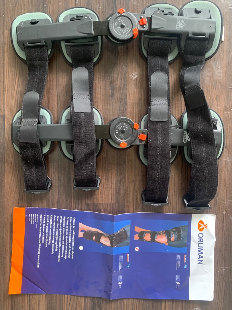 Orliman adjustable knee braces model: 94260, Health & Nutrition, Braces ...
