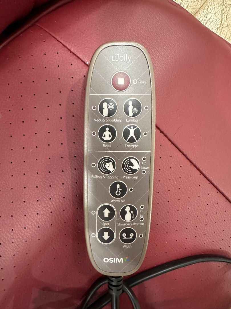 OSIM OS-260 uJolly massage chair pat, Health & Nutrition, Massage ...