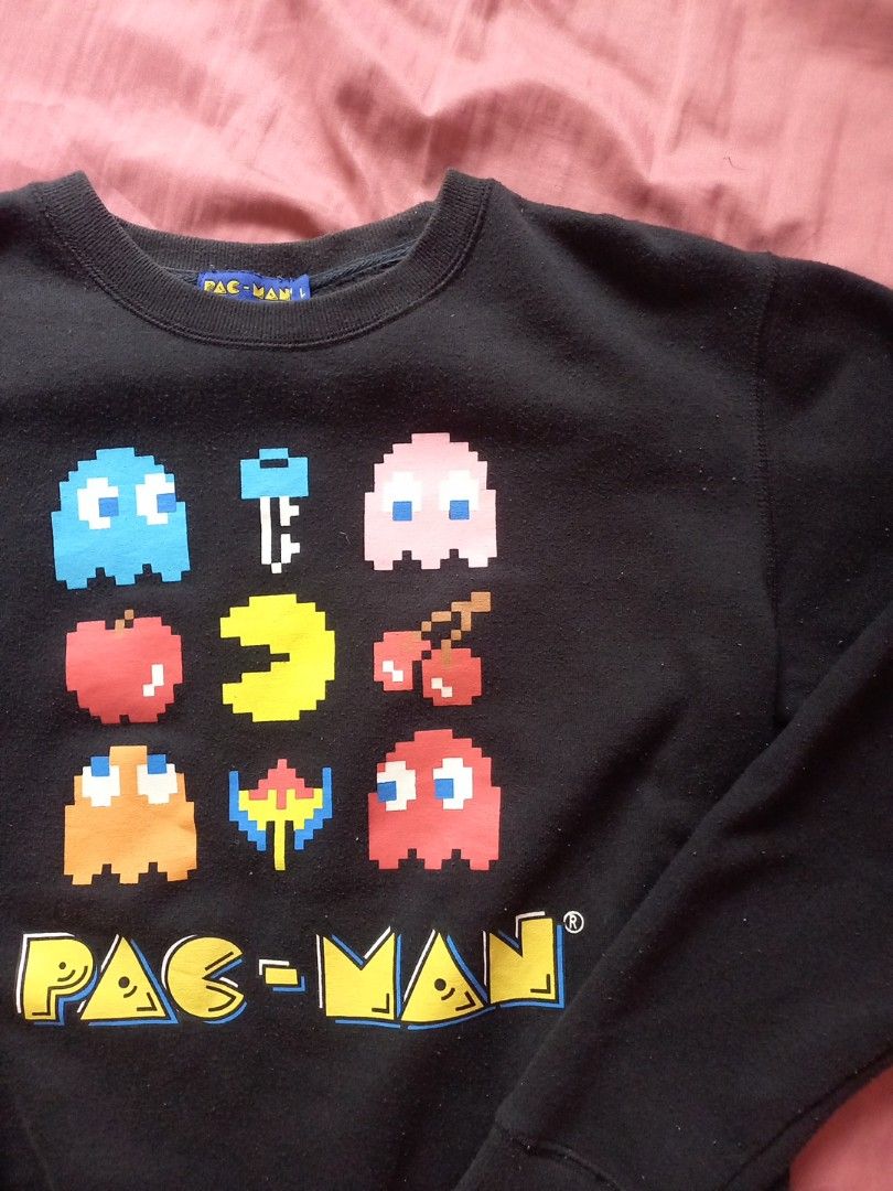 Pacman sweatshirt, Women's Fashion, Tops, Shirts on Carousell