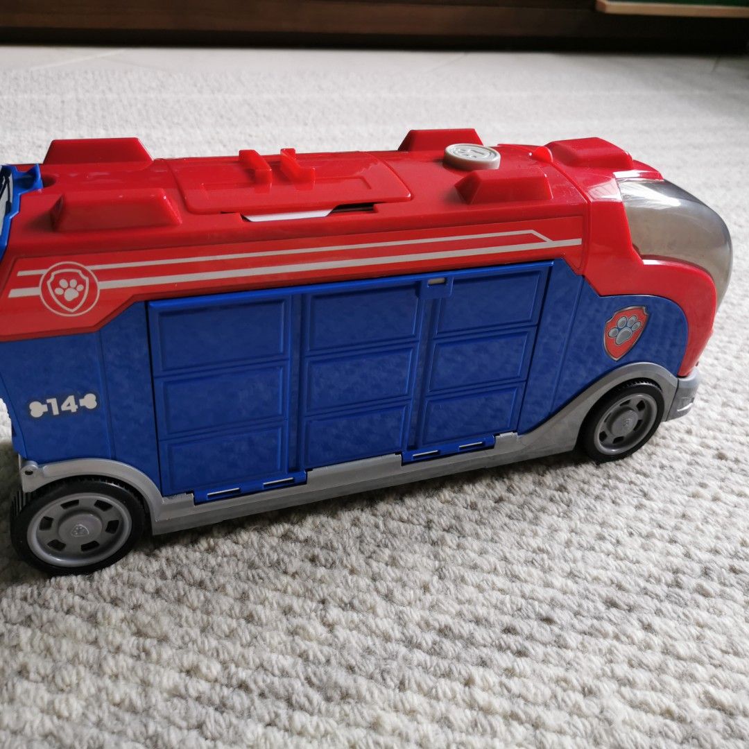 Pawpatrol dog with car toy Paw patrol toy bus Kids toy, Hobbies & Toys ...