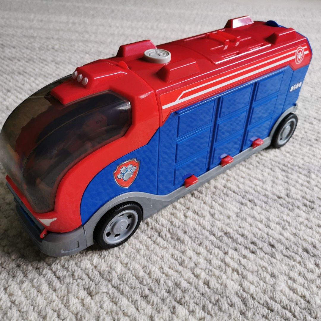 Pawpatrol dog with car toy Paw patrol toy bus Kids toy, Hobbies & Toys ...