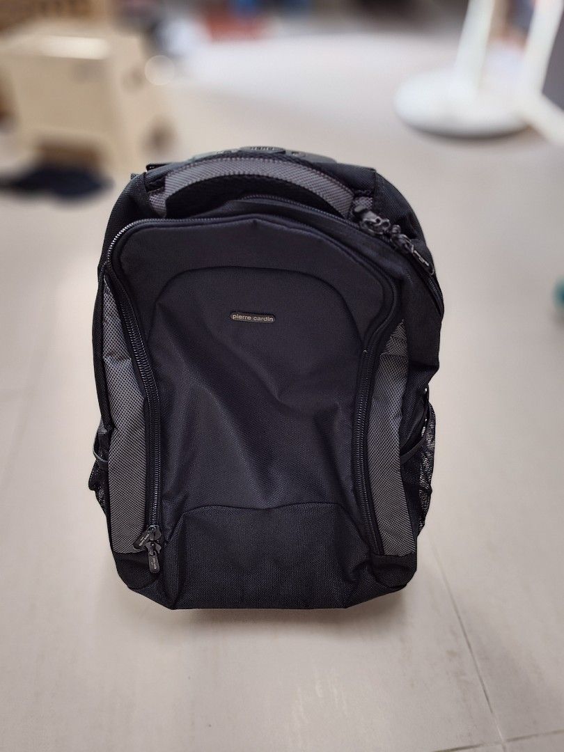 Pierre Cardin Laptop backpack, Men's Fashion, Bags, Backpacks on Carousell
