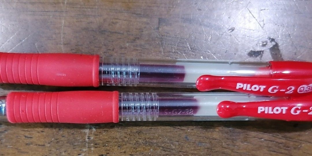 Pilot G-2 0.38 Red, Hobbies & Toys, Stationery & Craft, Stationery ...