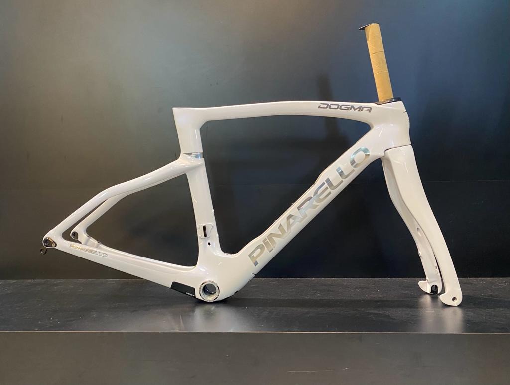 Pinarello Dogma F Frameset- Crystal White, Sports Equipment, Bicycles ...