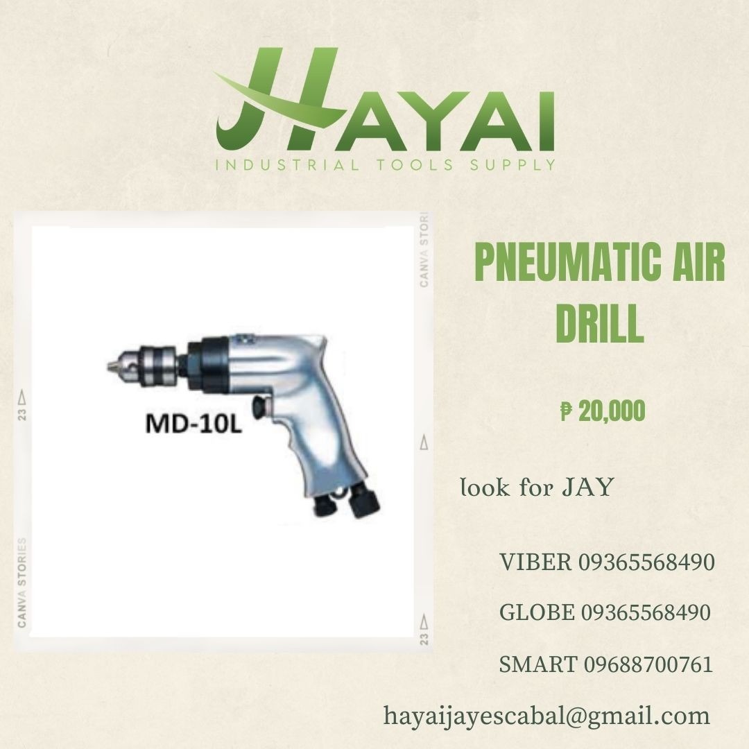 PNEUMATIC AIR DRILL, Commercial & Industrial, Construction Tools ...
