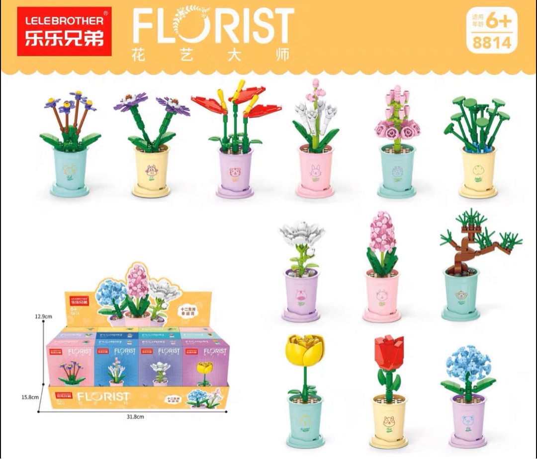 (PO) Flower Pot Lego, Hobbies & Toys, Toys & Games on Carousell