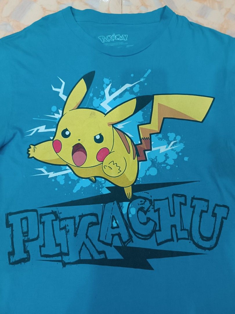 POKEMON PIKACHU TEE, Men's Fashion, Tops & Sets, Tshirts & Polo Shirts ...