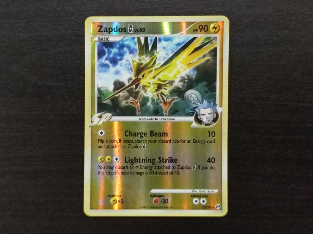 zapdos evolutions holo