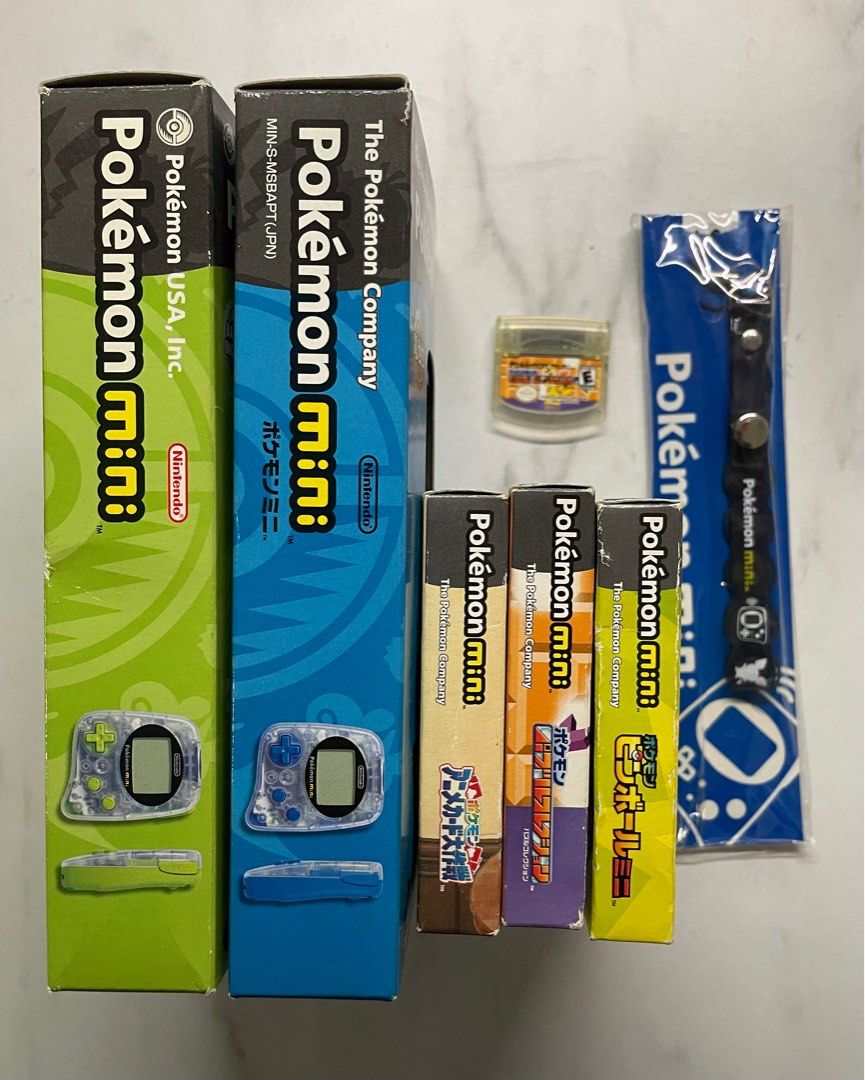 Pokémon Mini consoles with games, Hobbies & Toys, Toys & Games on Carousell