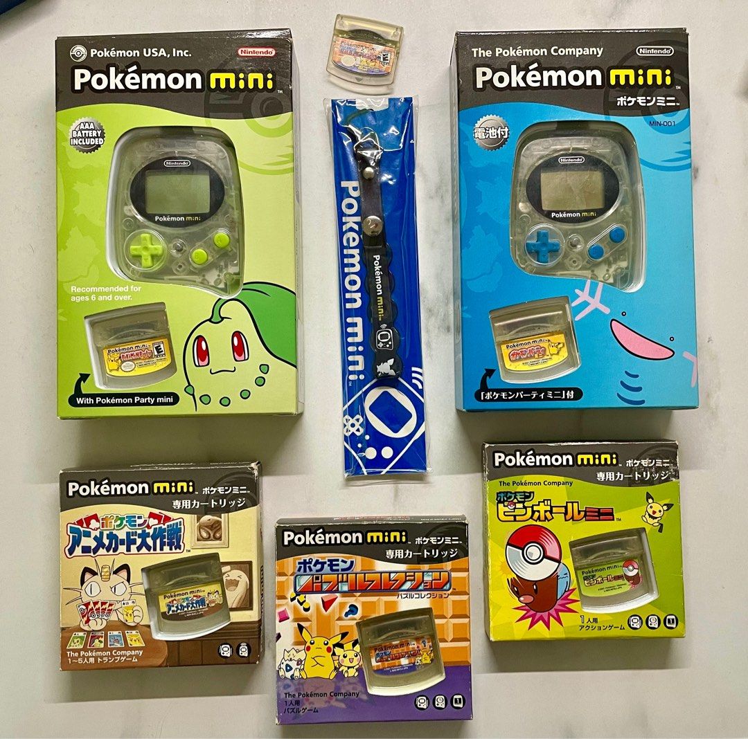 Pokémon Mini consoles with games, Hobbies & Toys, Toys & Games on Carousell