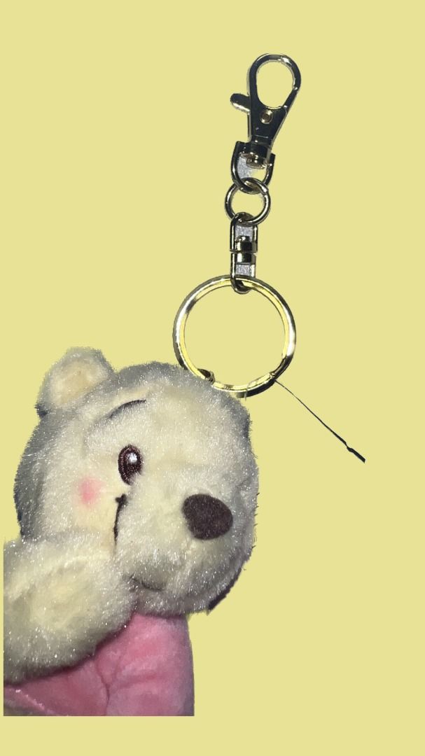 Pooh soft toy key chain tokyo disneyland, Hobbies & Toys, Toys & Games ...