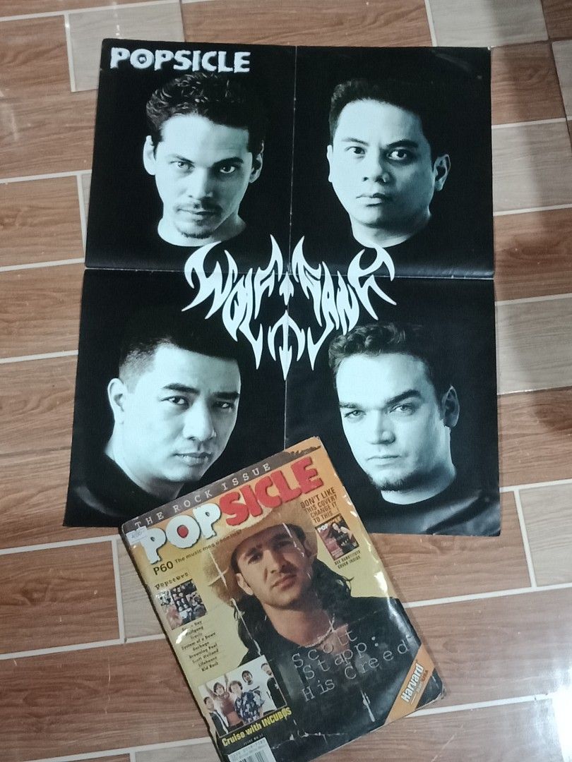 POPSICLE MUSIC MAGAZINE WITH FREE GIANT WOLFGANG POSTER, Hobbies & Toys ...