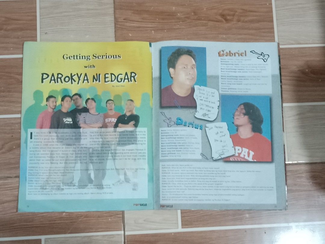 POPSICLE MUSIC MAGAZINE WITH FREE GIANT WOLFGANG POSTER, Hobbies & Toys ...