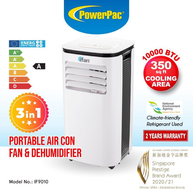 Powerpac Portable Aircon IF9010 10,000BTU- Brand New, TV & Home ...