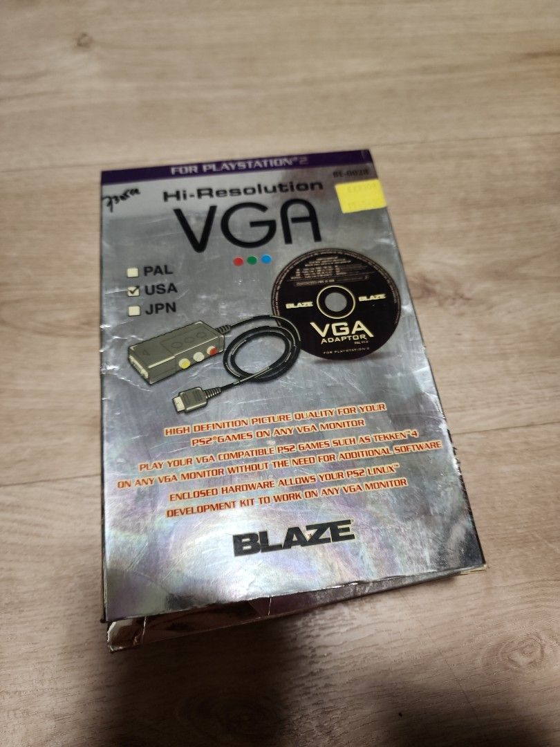 PS2 Blaze Hi-Resolution VGA Adaptor, Video Gaming, Gaming Accessories ...