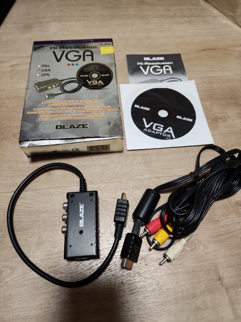 PS2 Blaze Hi-Resolution VGA Adaptor, Video Gaming, Gaming Accessories ...