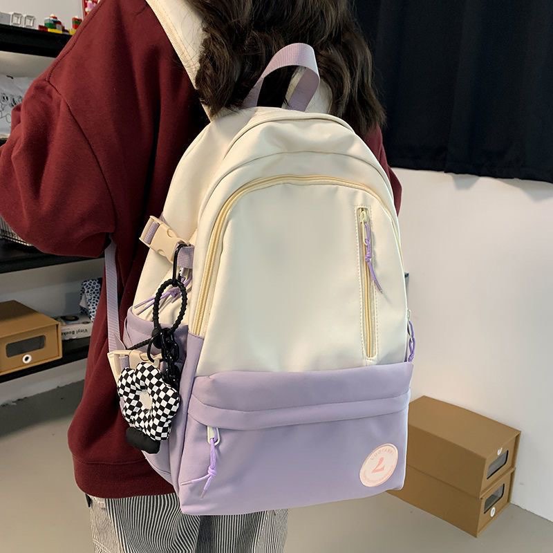 Purple back pack, Women's Fashion, Bags & Wallets, Backpacks on Carousell