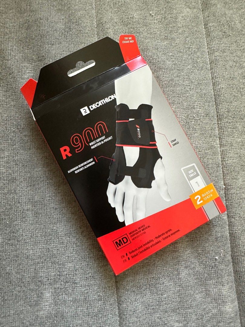 R900 Wrist Support - Metal - Like New, Health & Nutrition, Braces ...
