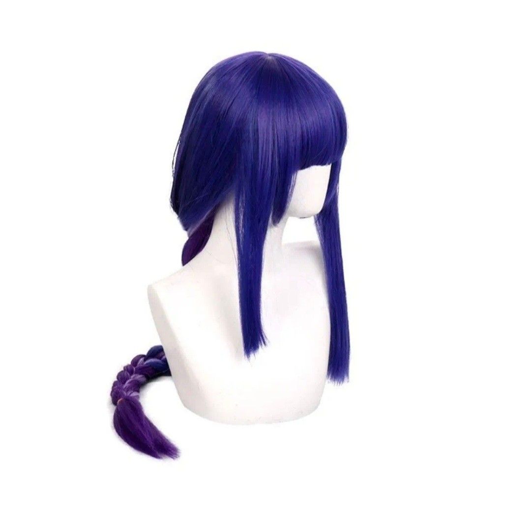 Raiden Shogun Genshin Impact Wig, Beauty & Personal Care, Hair on Carousell