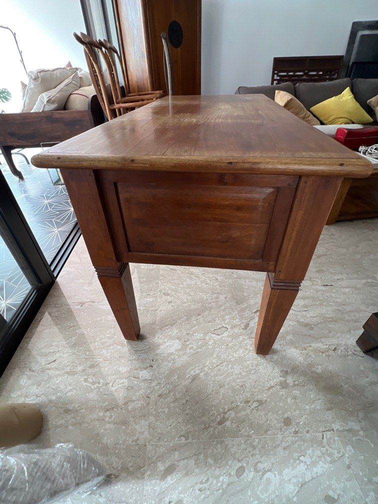 Rare!!!! Original Indonesian Sturdy Wooden Study/Office Table ...