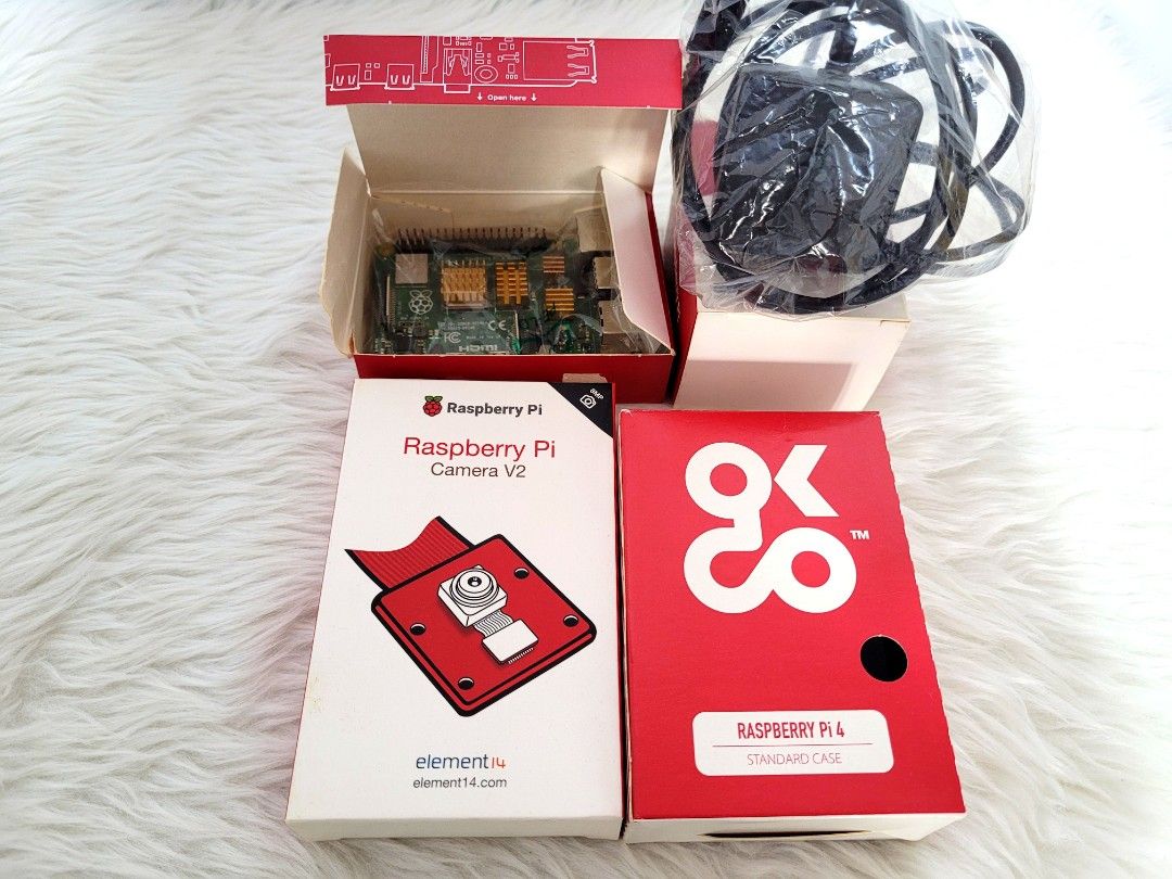 RASPBERRY PI 4 COMPUTER- MODEL B 4GB RAM STARTER KIT, Computers & Tech ...