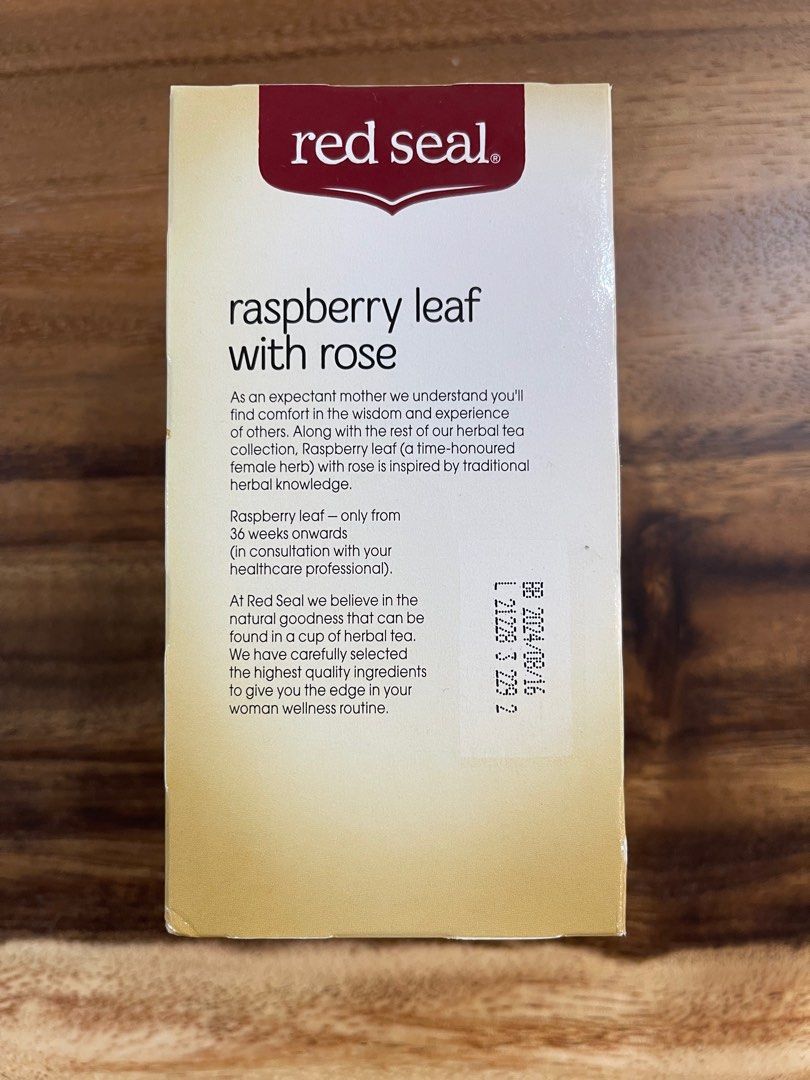 Red Seal - Raspberry leaf with rose, Food & Drinks, Other Food & Drinks ...