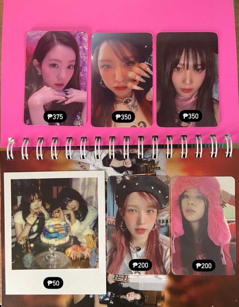Red Velvet Photo Cards Birthday on Carousell