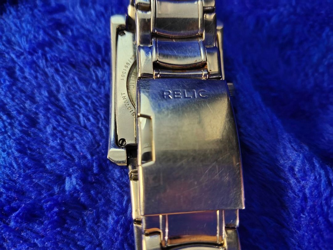 Relic by Fossil Tank Automatic Exhibition 36mm x 47mm Case Skeleton ...