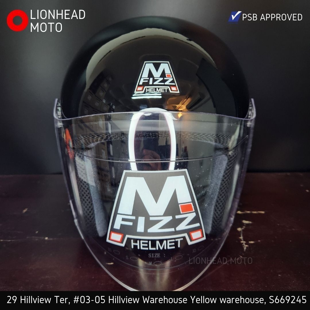 RETRO MOTORCYCLE HELMETS MFIZZ PSB APPROVED FREE DELIVERY, Motorcycles ...