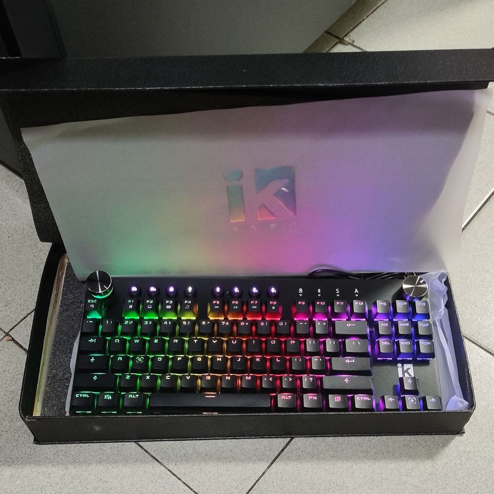 RGB High quality Wireless Mechanical Gaming Keyboard 2.4 Bluetooth ...