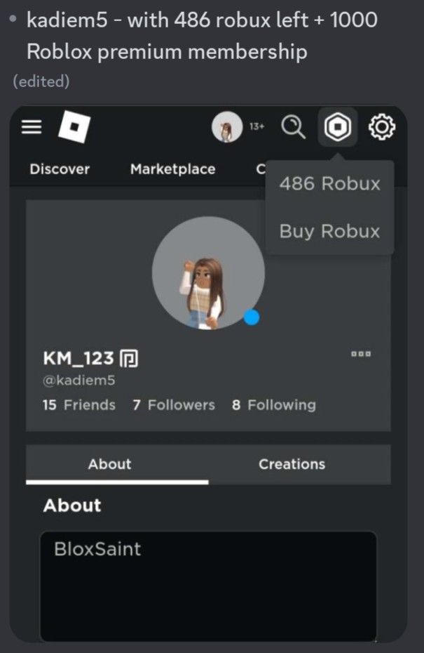 ROBLOX ACCOUNT/ for salee, Video Gaming, Gaming Accessories, Game Gift ...