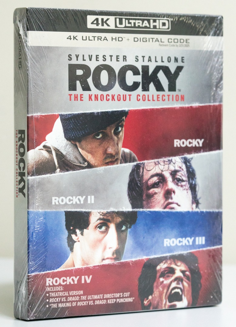 Rocky The Knockout Collection 4K Blu-ray, Hobbies & Toys, Music & Media ...