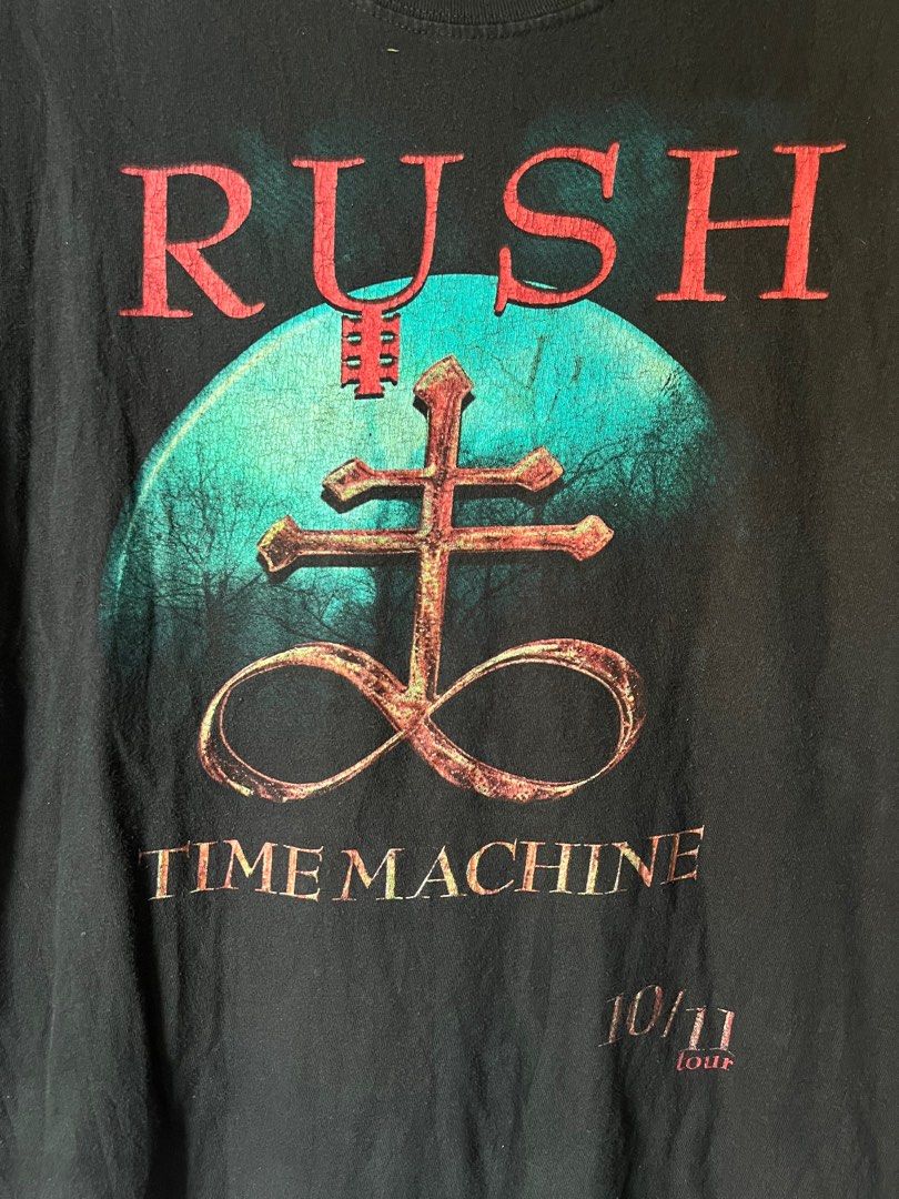Rush Band Tee, Men's Fashion, Tops & Sets, Tshirts & Polo Shirts on ...