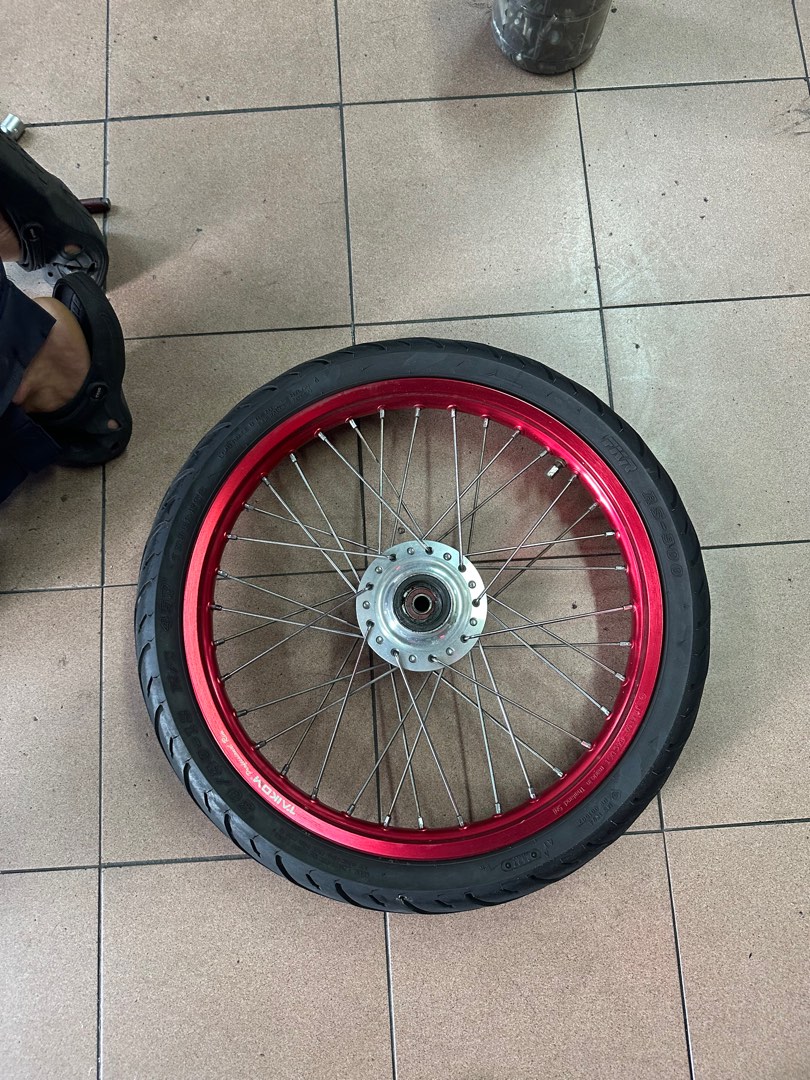 Rxz rim, Motorcycles, Motorcycle Accessories on Carousell