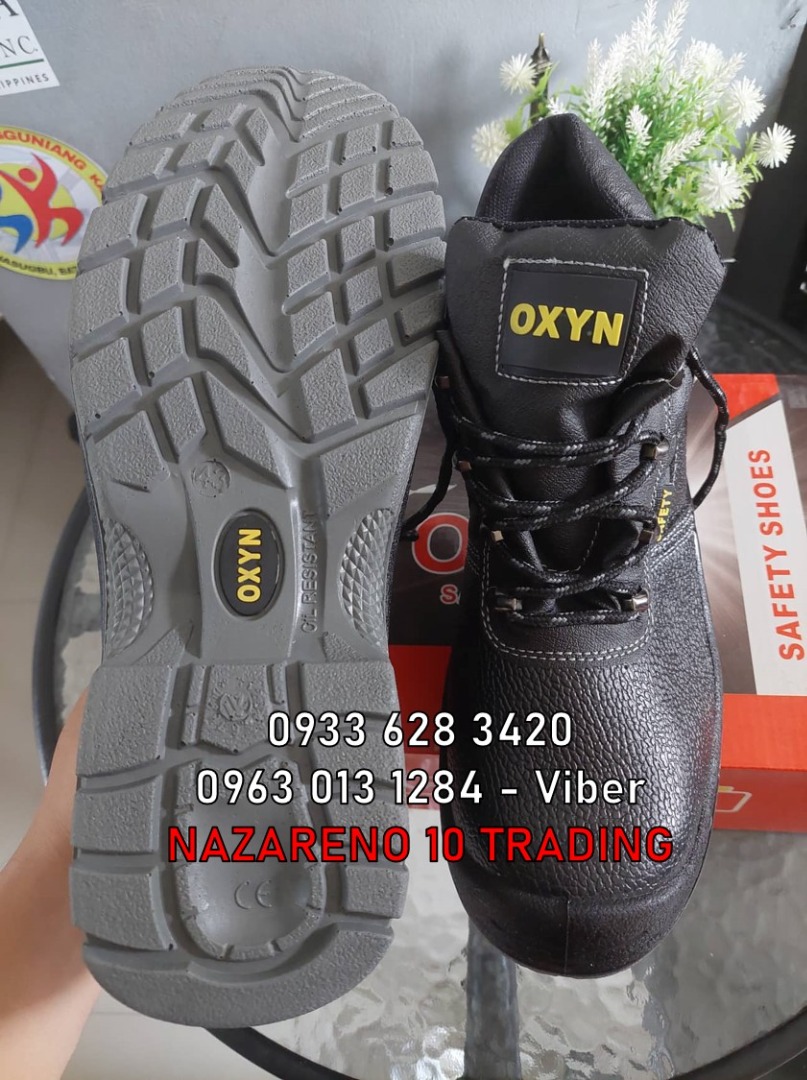 Safety Shoes Oxyn Brand JMS Brand Camel Hi - Cut / Low Cut, Commercial ...