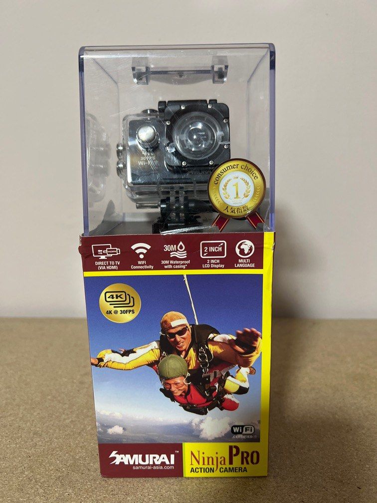 Samurai NinjaPro Action Camera, Photography, Cameras on Carousell