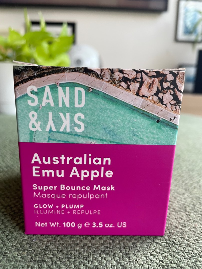 Sand & Sky Australian Emu Apple Super Bounce Mask, Beauty & Personal ...