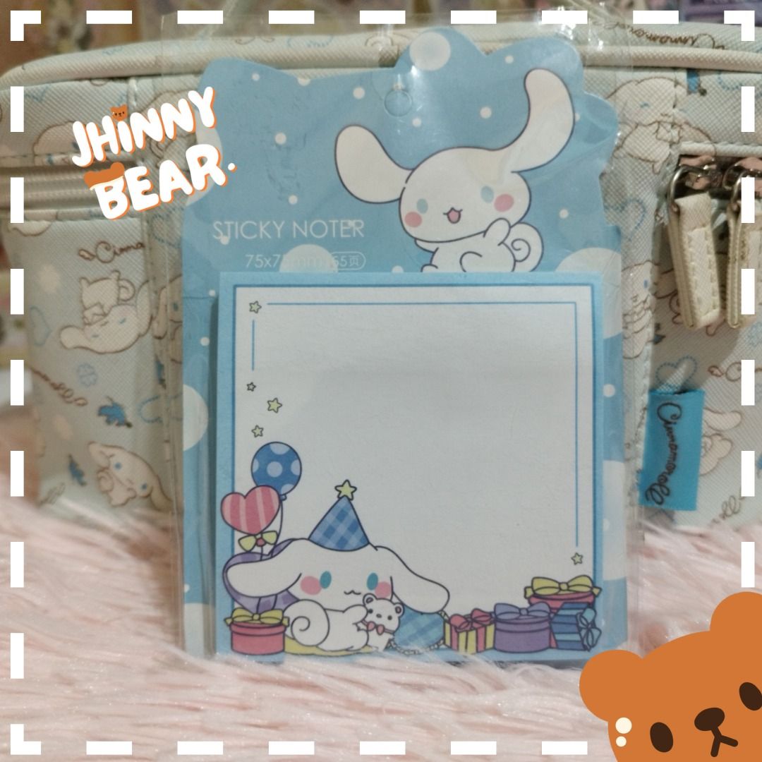 Sanrio Cinnamoroll Sticky notes, Hobbies & Toys, Stationary & Craft ...