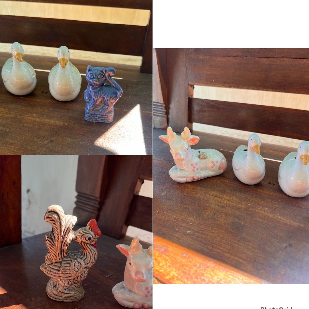 satu set isi 5 animal mini porcelain / hewan-hewan mini porcelain ...