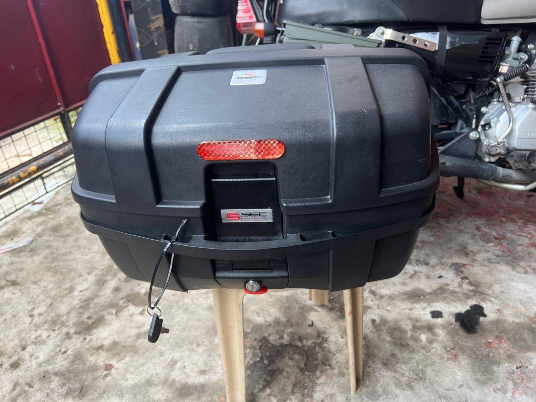 SEC TOP BOX PLASTIC- 47 LITERS, Motorbikes, Motorbike Parts ...
