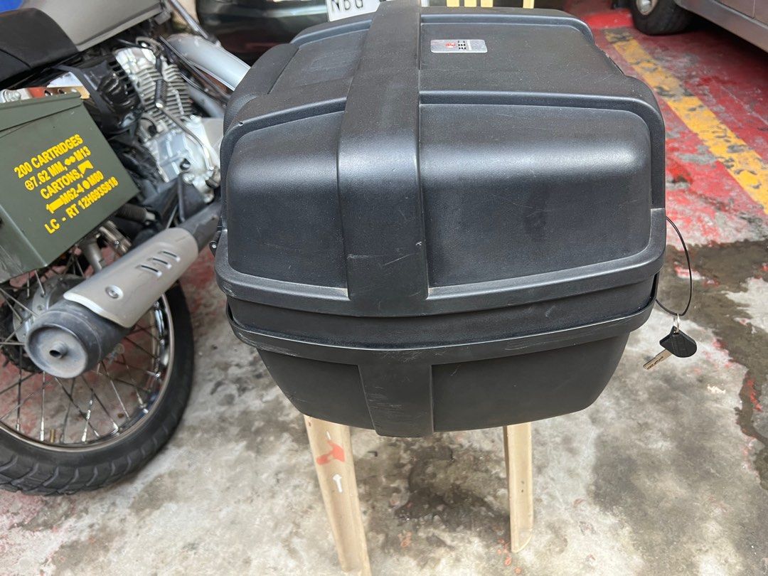 SEC TOP BOX PLASTIC- 47 LITERS, Motorbikes, Motorbike Parts ...