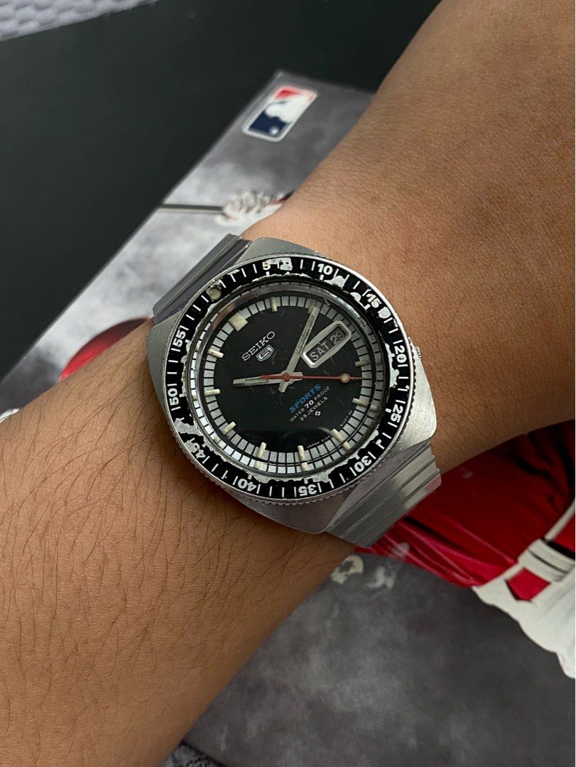 The first Seiko 5 Sports, Men's Fashion, Watches & Accessories, Watches ...