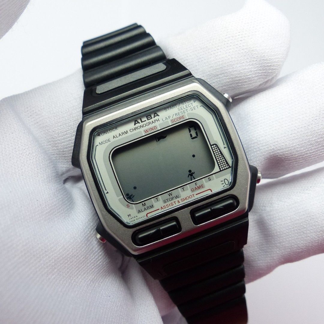 Seiko Watch Alba Game Soccer Football 1980s Y666 5000, Men's Fashion ...