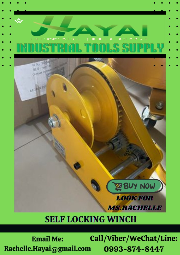 SELF LOCKING WINCH, Commercial & Industrial, Industrial Equipment on ...