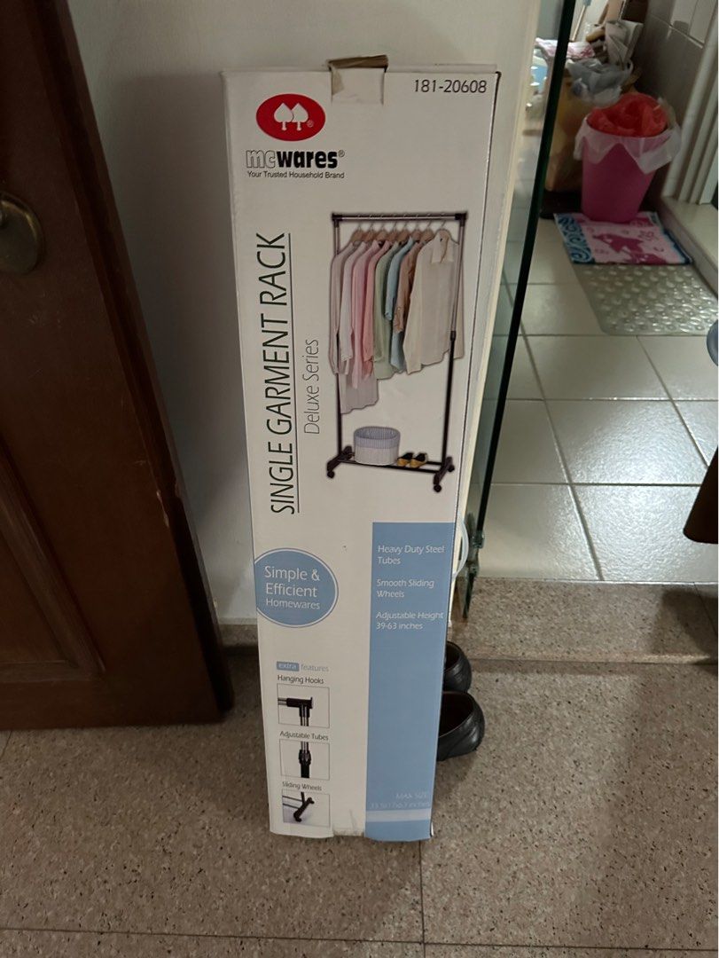 Single Garment Rack, Furniture & Home Living, Home Improvement ...