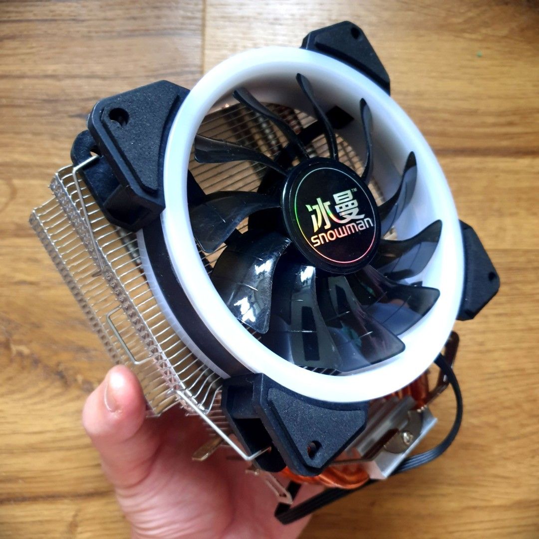 Snowman RGB CPU Air Cooler m-T4, Computers & Tech, Parts & Accessories ...