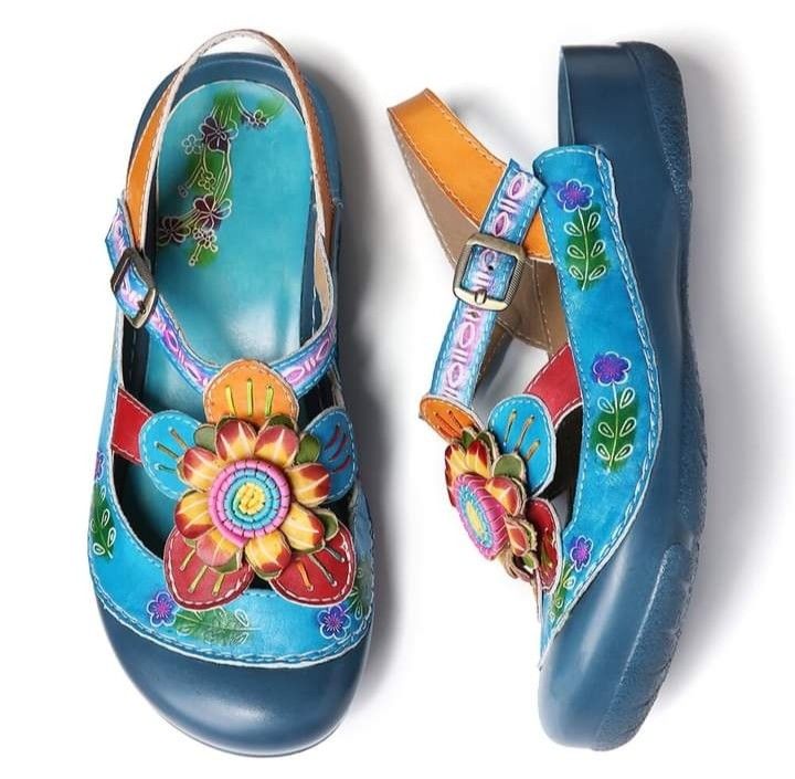 Socofy bohemia clogs, Women's Fashion, Footwear, Sandals on Carousell